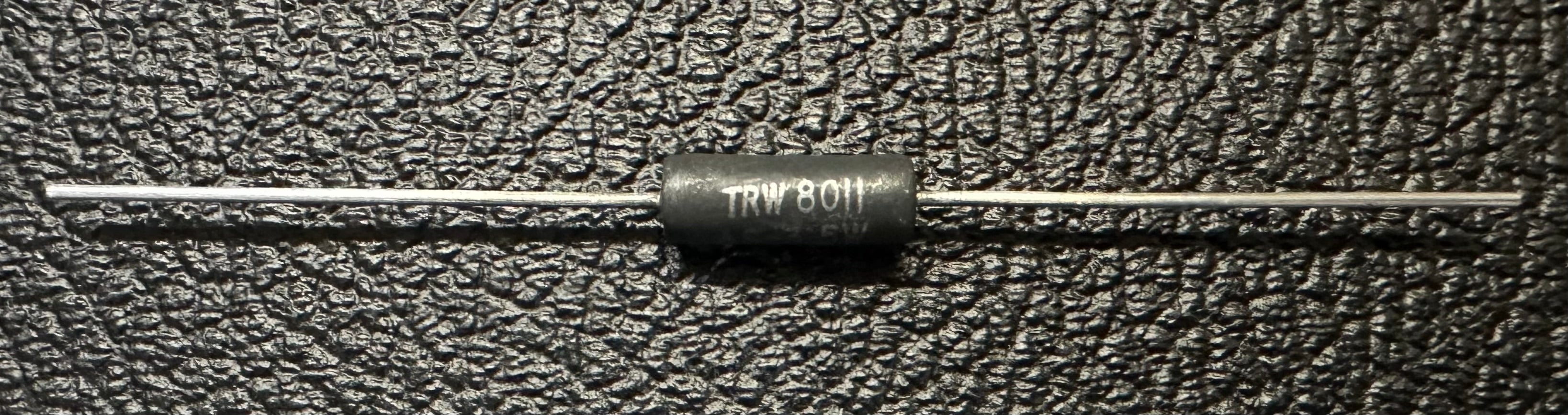 n.o.s. TWR 100 Ohm 5 Watt resistor from 1980 – Vintage Amplifier Parts ...